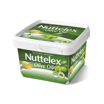 Nuttelex Buttery Spread with Olive Oil 375g x 12 - Global Food Products