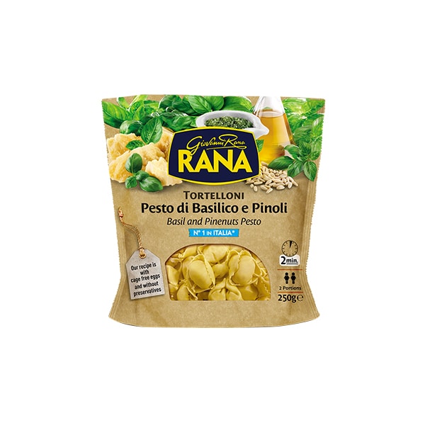 Giovanni RANA Tortellini Pesto Cheese 250g x 8 - globalfoodproduct.com