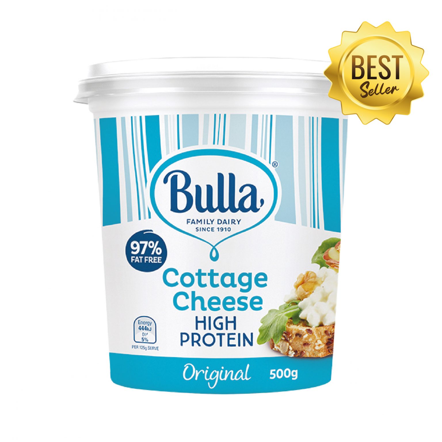 Bulla Plain Low Fat Cottage Cheese 500g X 6 Global Food Products