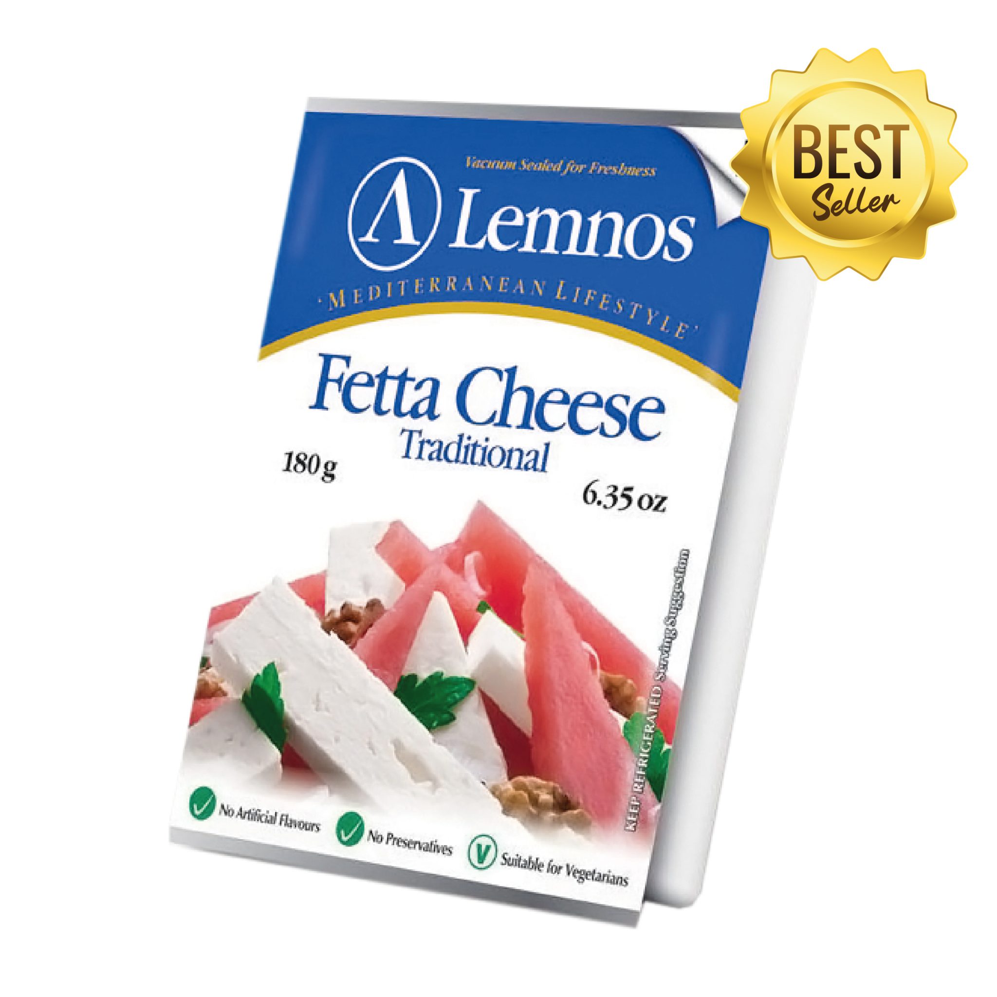 Lemnos Fetta Cheese 180g x 12 - Global Food Products