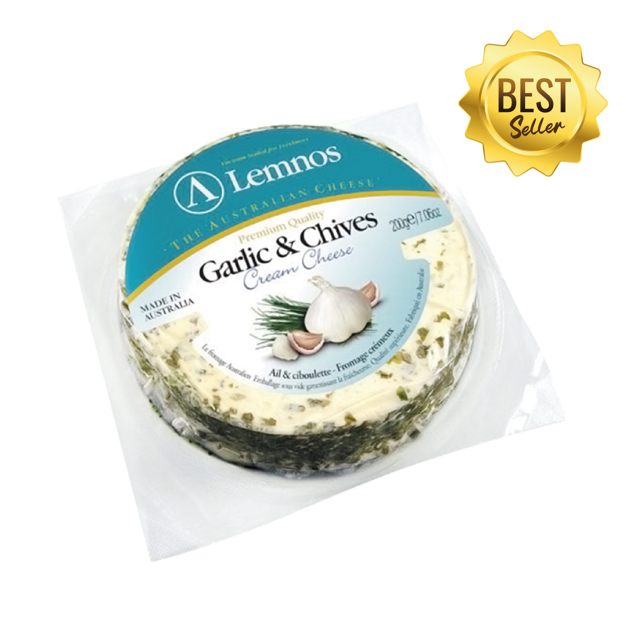Lemnos Garlic & Chives Cream Cheese 125g x 12 - Global Food Products