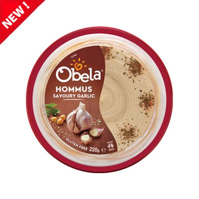 Obela Hommus Savoury Garlic - Global Food Products