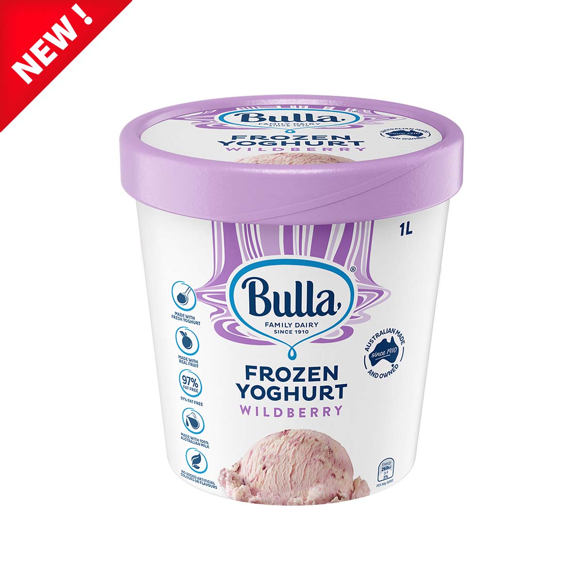 Bulla Creamy Classics Ice Cream Choc Chip - Global Food Products
