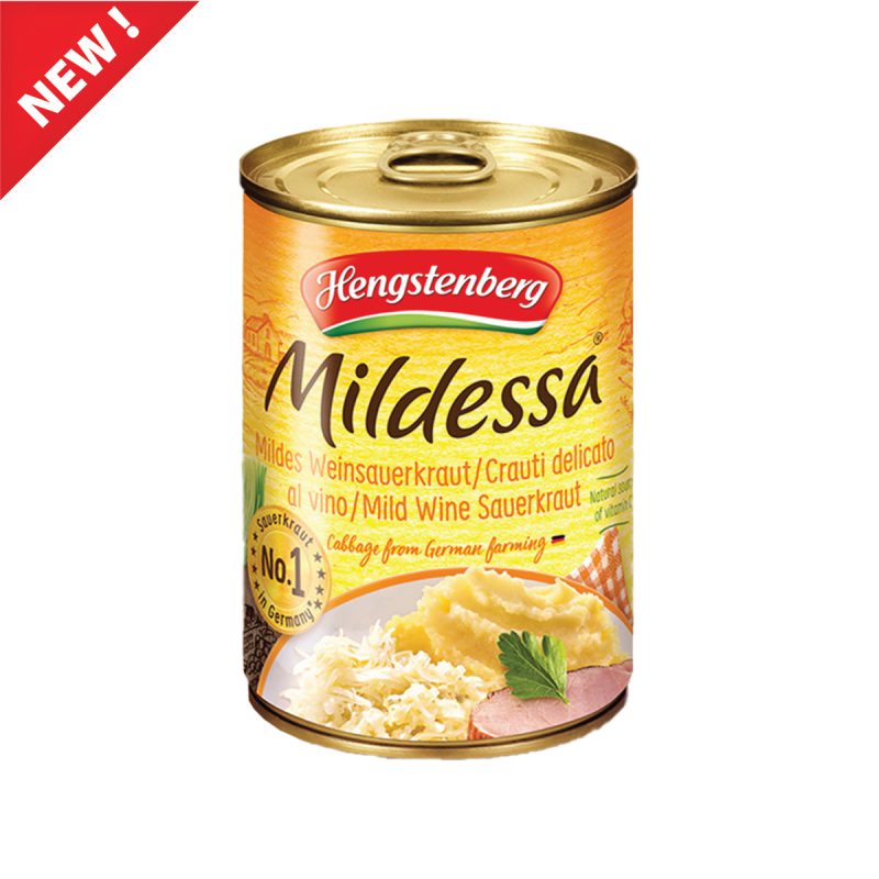 Hengstenberg Mildessa Mild Wine Sauerkraut 550gx12 - Global Food Products