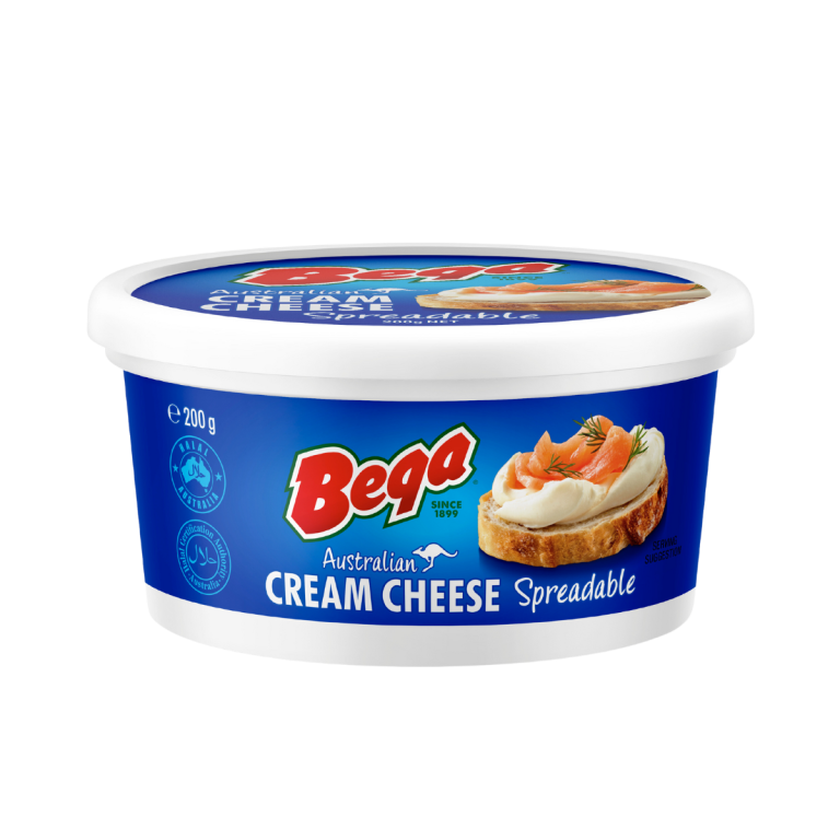 (9555)Bega Cream Cheese Tub 24x200g. - Global Food Products
