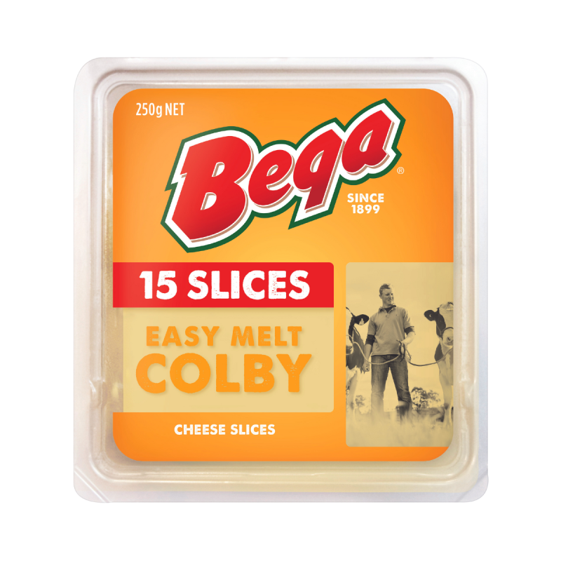 Bega Colby Cheese Slices 12x250g. - Global Food Products