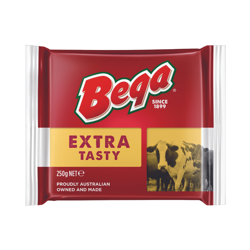 (1209)Bega Strong & Bitey Cheddar Cheese 24x250g. - Global Food Products