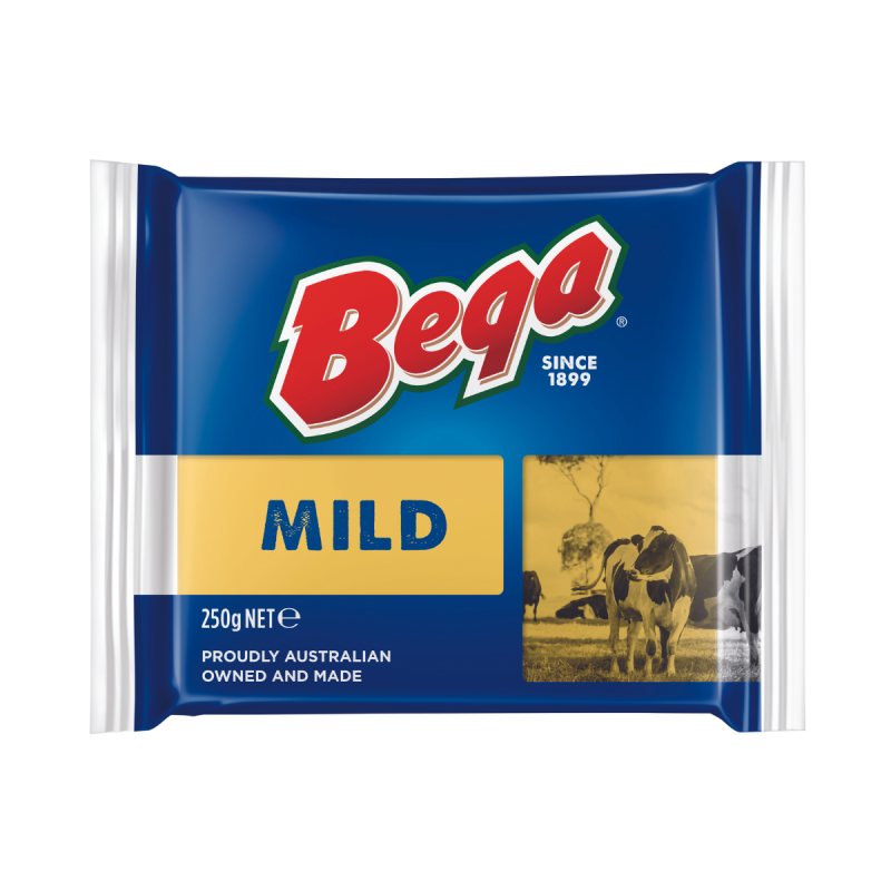 (1205)Bega Mild Cheddar Cheese 24x250g. - Global Food Products