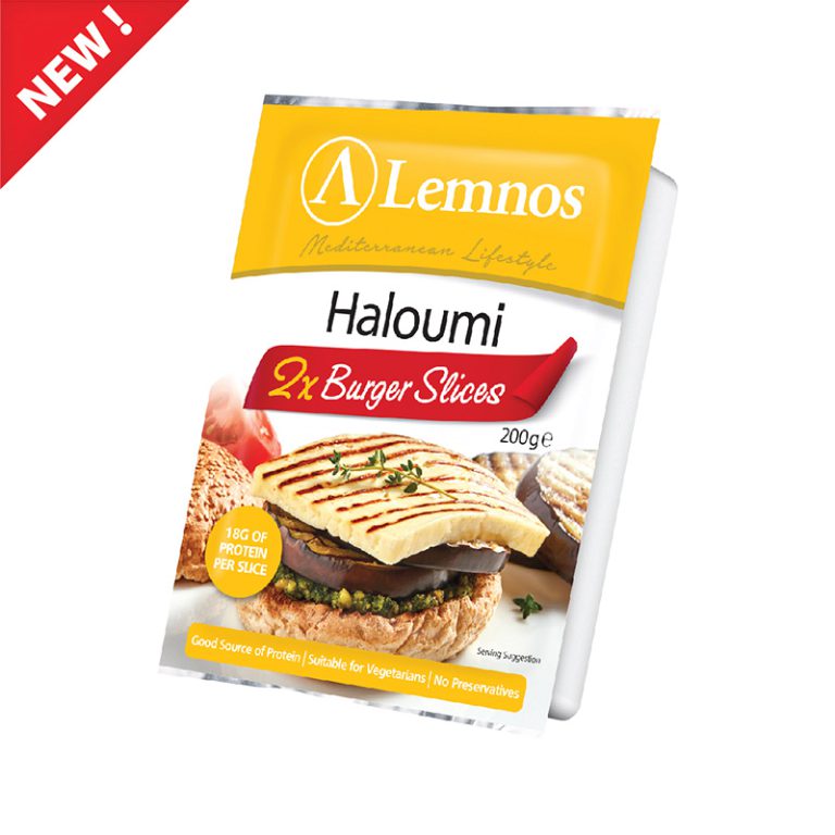 Lemnos Haloumi Burger Slices (12x200g.) - Global Food Products
