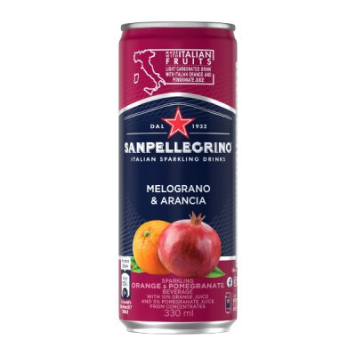 (6898) SP Fruit Beverage Melograno E Aranciata 330mlx6x4 (Can) - Global ...